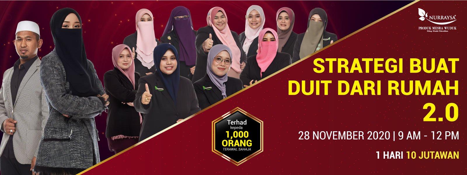 Nurraysa - Produk Mesra Wuduk Pilihan Wanita Muslimah